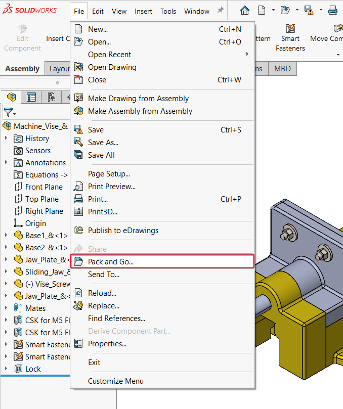 How to Create a Pack and Go for SOLIDWORKS – Hawk Ridge Systems