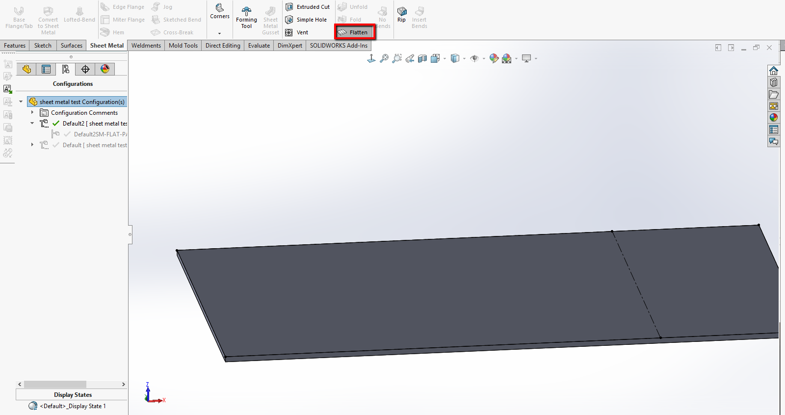 Correcting the flat-pattern view pallet in SOLIDWORKS drawings – Hawk ...