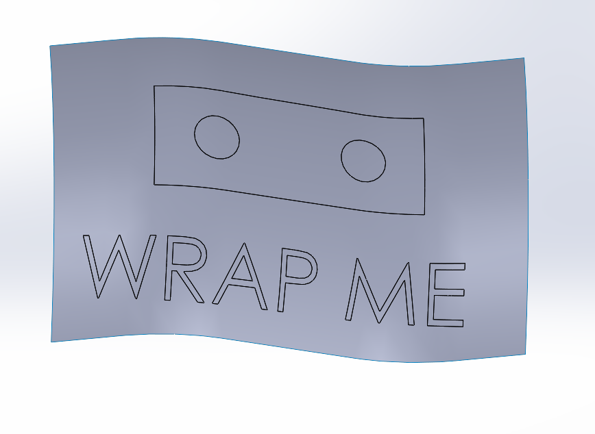 Using Projected and Wrap Features in SOLIDWORKS – Hawk Ridge Systems