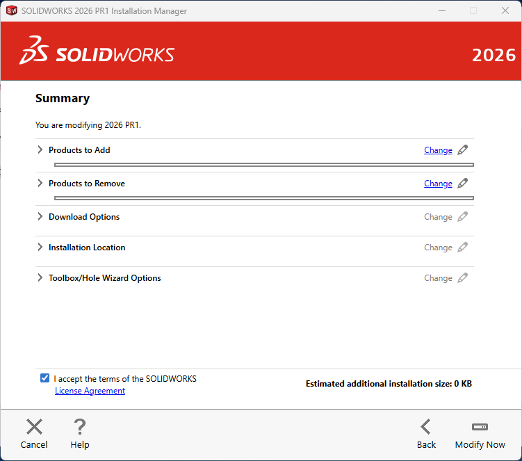 How To Modify A SOLIDWORKS Installation – Hawk Ridge Systems