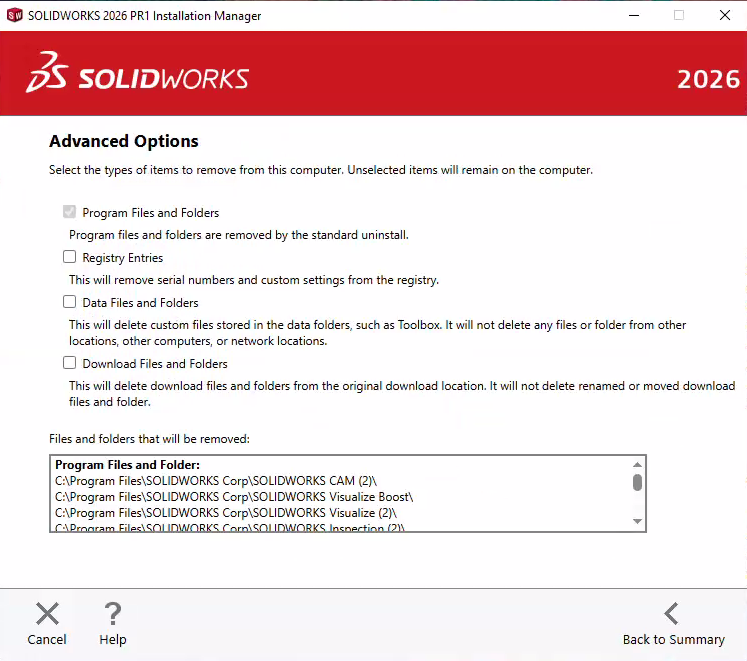 How To Uninstall And Remove SOLIDWORKS Products – Hawk Ridge Systems