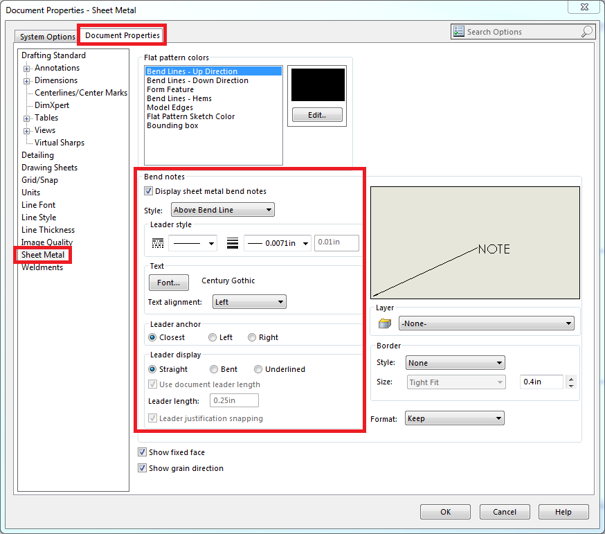 Viewing Bend Lines In Flat Pattern Drawing View Hawk Ridge Systems 